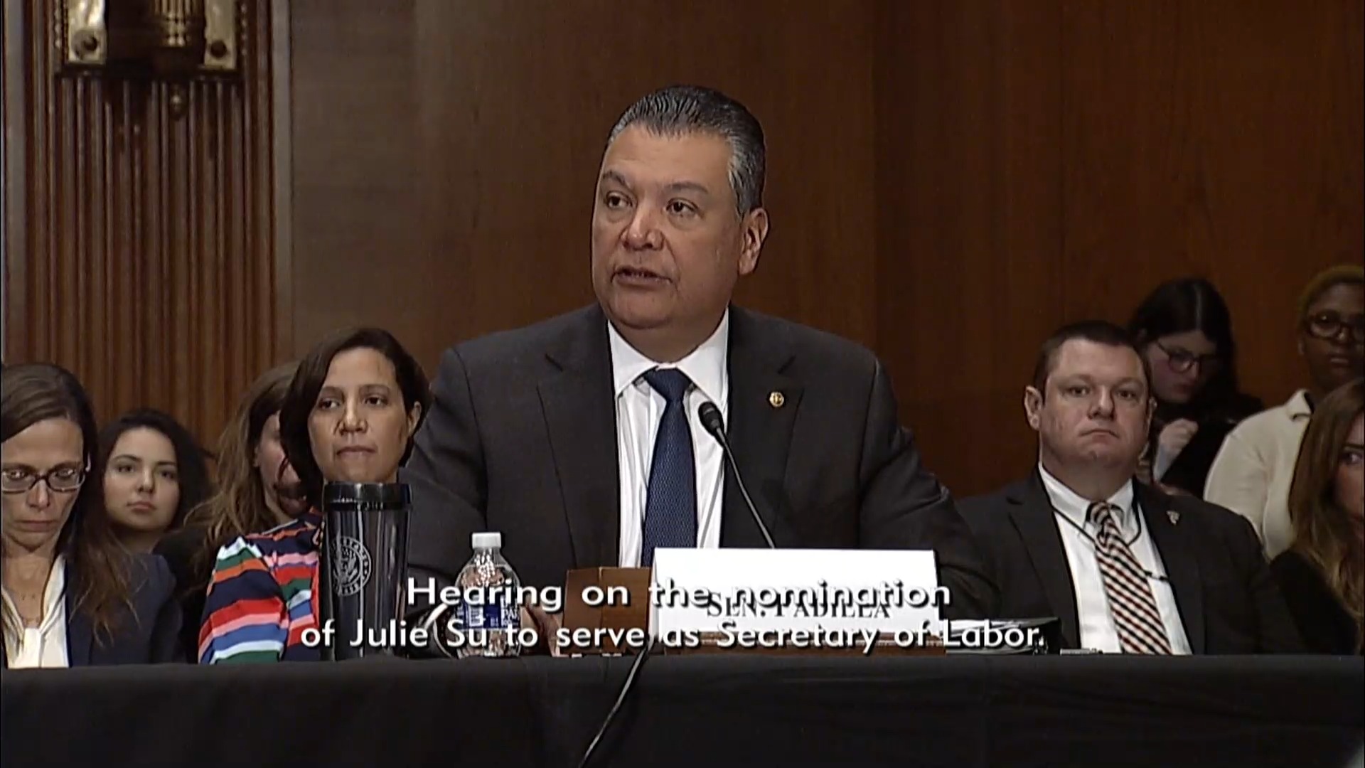 Padilla Introduces U.S. Labor Secretary Nominee Julie Su at ...
